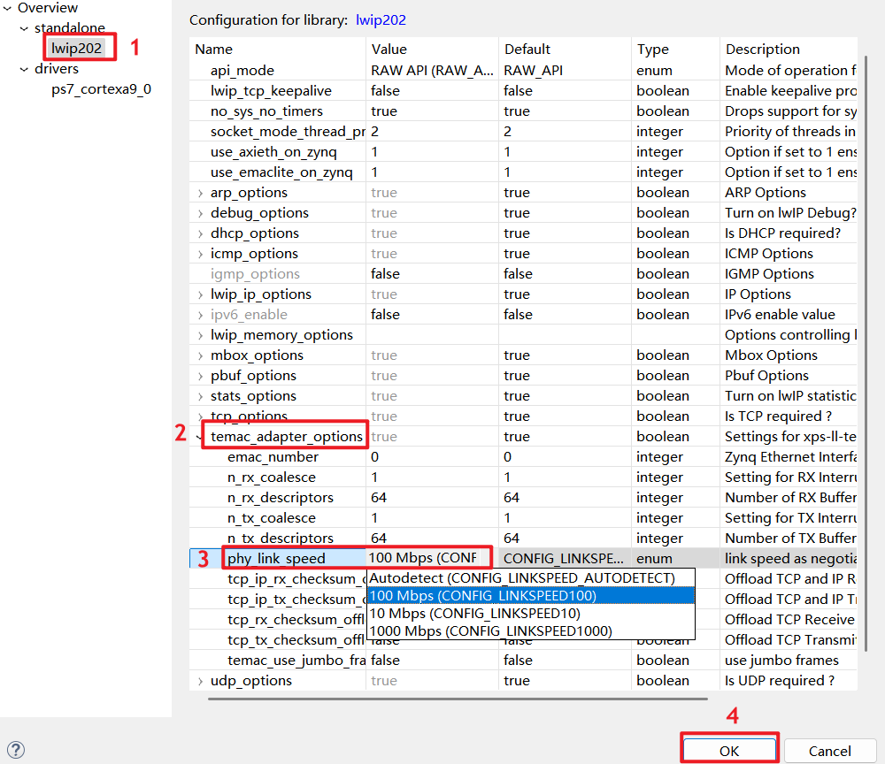 TCP-02-ZYNQ7020 TCP例程自动协商失败解决办法 | Young's Blog
